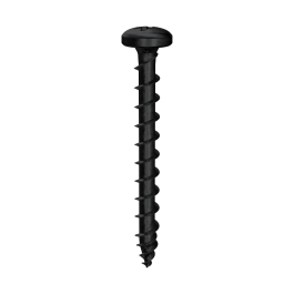 EXTERIOR-TITE® Pz Pan Screw Black - Box of 200 | BS Fixings