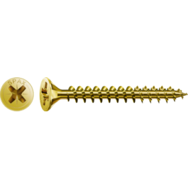 SPAX POZI FLAT CSK YELLOX COATED 5mm | BS Fixings